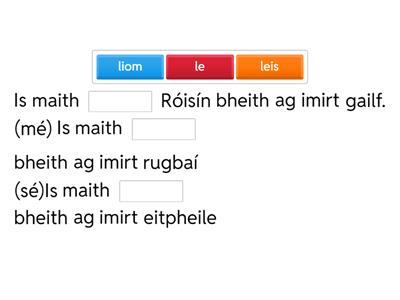 Bua na cainte - Teaching resources