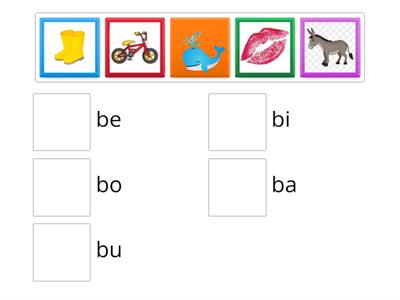 Ba be bi bo bu - Recursos didácticos