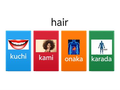 Japanese Describing body parts - Teaching resources