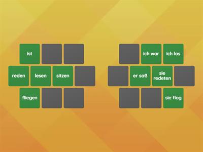 Präteritum schwacher verben - Unterrichtsmaterialien