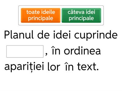 Planul simplu de idei - Resurse didactice