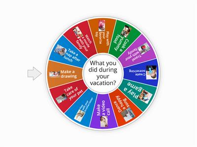 Vacation vocabulary - Recursos de ensino