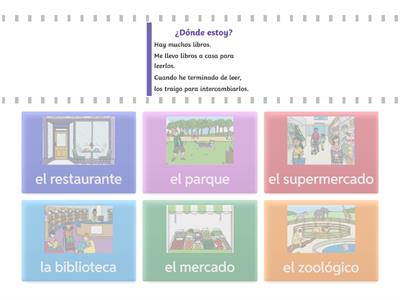 Lugares de la ciudad en ingles - Recursos didácticos