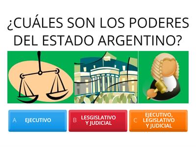 Tres poderes del estado - Recursos didácticos