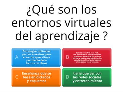 Entornos virtuales de aprendizaje - Unterrichtsmaterialien
