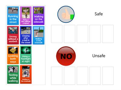 Safe unsafe - Teaching resources