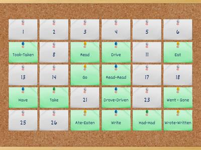 Verbs Game - Recursos didácticos