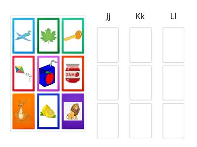 J k l letters - Учебные ресурсы