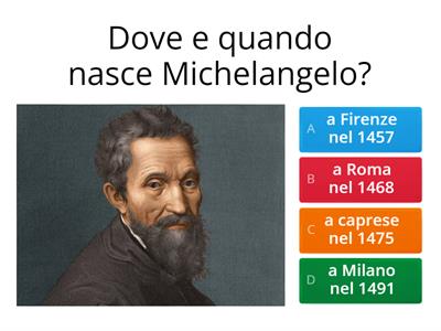 Quiz michelangelo - Risorse didattiche