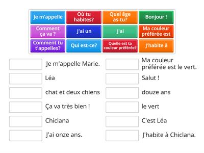 Se présenter et présenter quelquún - Recursos didácticos