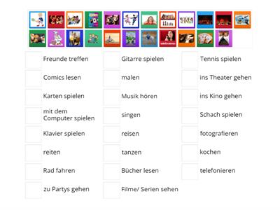 Hobbys deutsch - Unterrichtsmaterialien