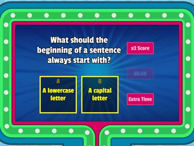 Sentence structure game - Teaching resources