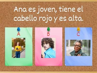 Descripción de rasgos físicos - Recursos didácticos