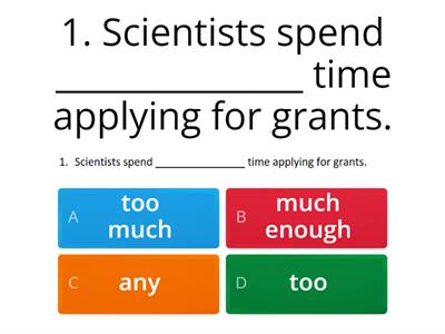 Too too much too many enough - Öğretim kaynakları