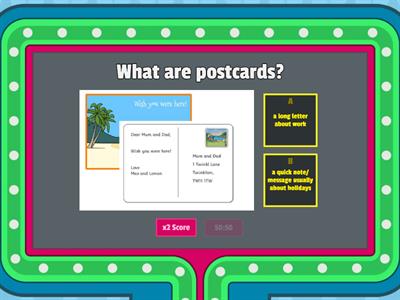 Postcard - Teaching resources