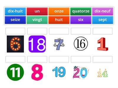 Les nombres de 0 à 20 - Ressources pédagogiques