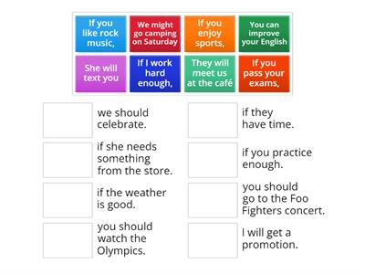 First conditional - Teaching resources