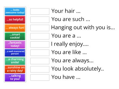 Compliments - Teaching resources