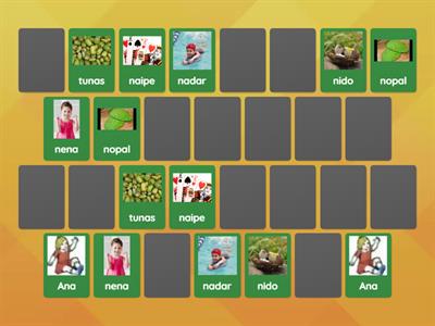 Sílabas Na ne ni no nu - Recursos didácticos