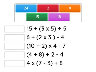 Bidmas - Teaching resources
