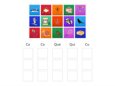 Ca que qui co cu - Recursos didácticos