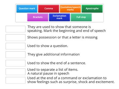 Exclamation marks - Teaching resources