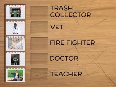 Community helpers - Recursos didácticos