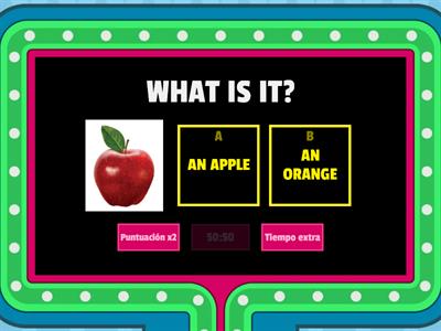 Fruit game - Recursos didácticos