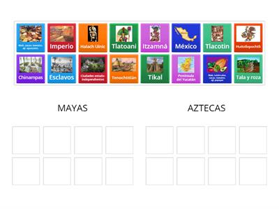 Mayas y aztecas - Recursos didácticos