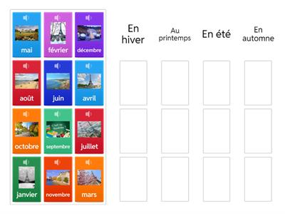 Les 12 mois de lannée - Ressources pédagogiques