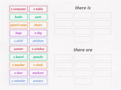 There is there are game - Recursos de ensino