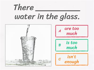 Too x enough - Recursos de ensino