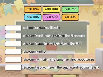 Français Nombres - Ressources pédagogiques