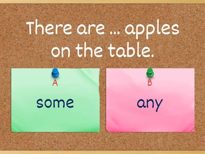 Grammar Some any - Учебные ресурсы