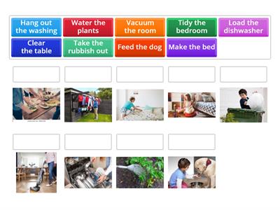 Household chores - Recursos didácticos