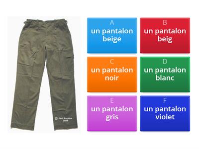 French Les vetements - Teaching resources