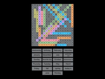 Monate - Teaching resources