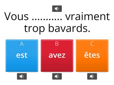 Etre avoir présent - Ressources pédagogiques