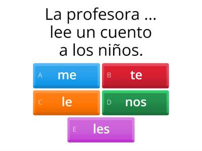 Objeto indirecto - Teaching resources