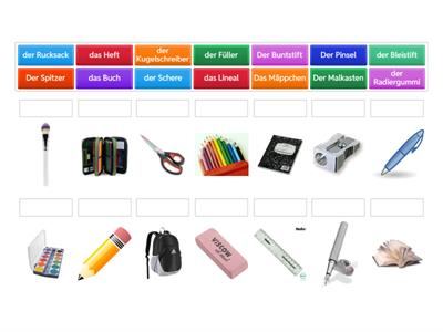 Schulsachen - Teaching resources