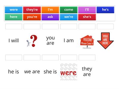 Contractions - Teaching resources