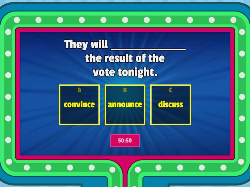 G3 Wonders: Every Vote Counts quiz - Gameshow quiz