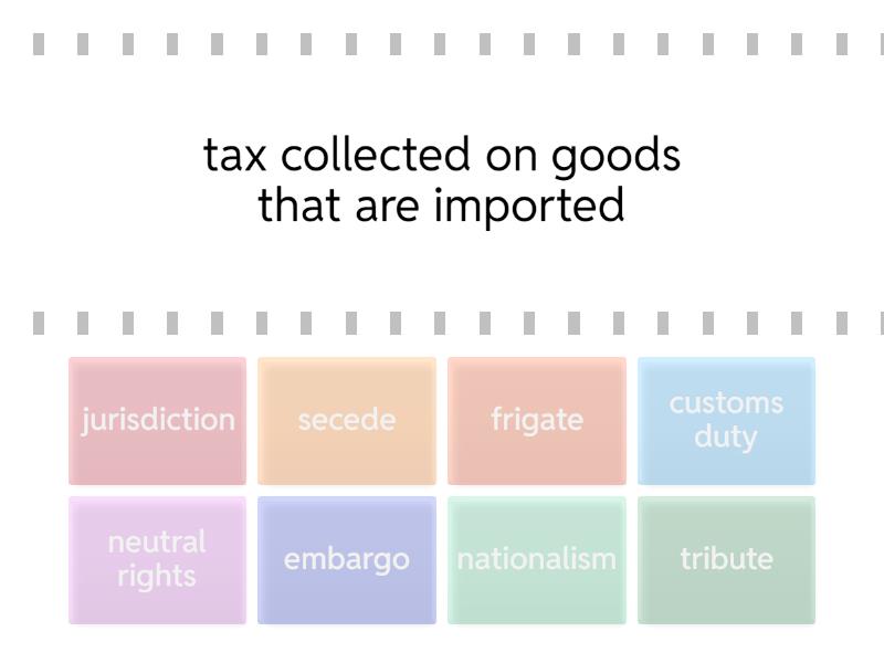 Grade 5 Social Studies Ch. 10 - Find the match