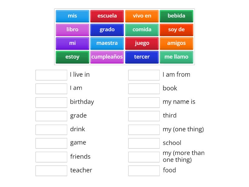 Todo sobre mi - All About Me - Match up