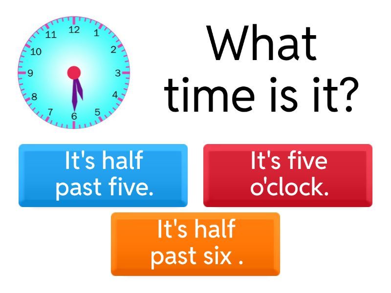 What time is it? - Quiz