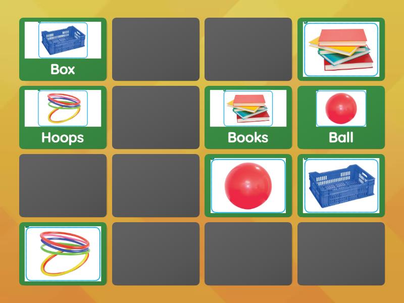 SCHOOL OBJECTS - NEW BIG FUN 2 - UNIT 1 Memory game - Matching pairs