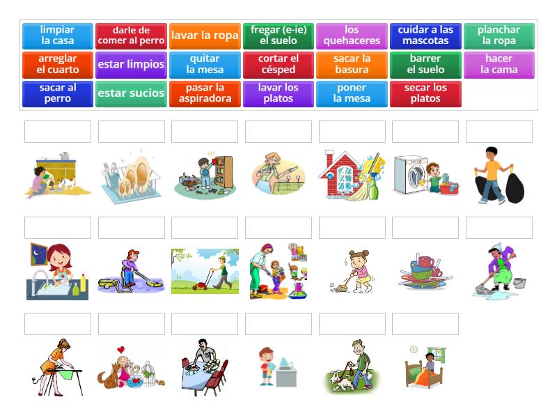 Los Quehaceres - Match up