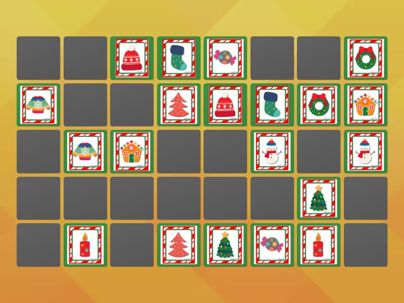 MEMORAMA NAVIDEÑO - Matching pairs