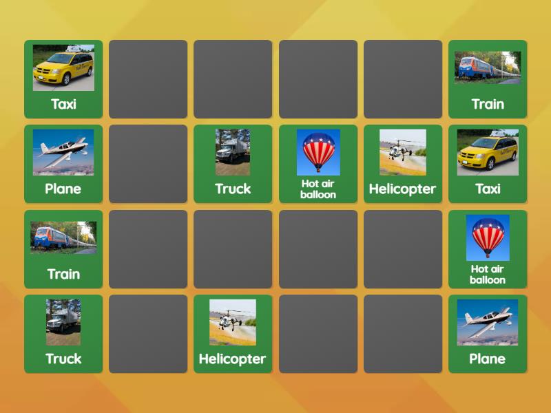 Transport match - Matching pairs