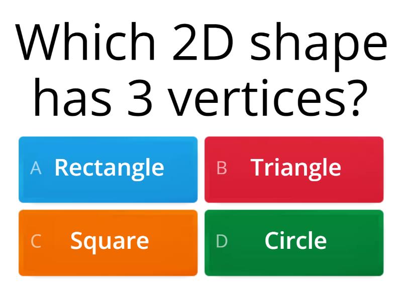 Characteristics of 2D shape - Quiz